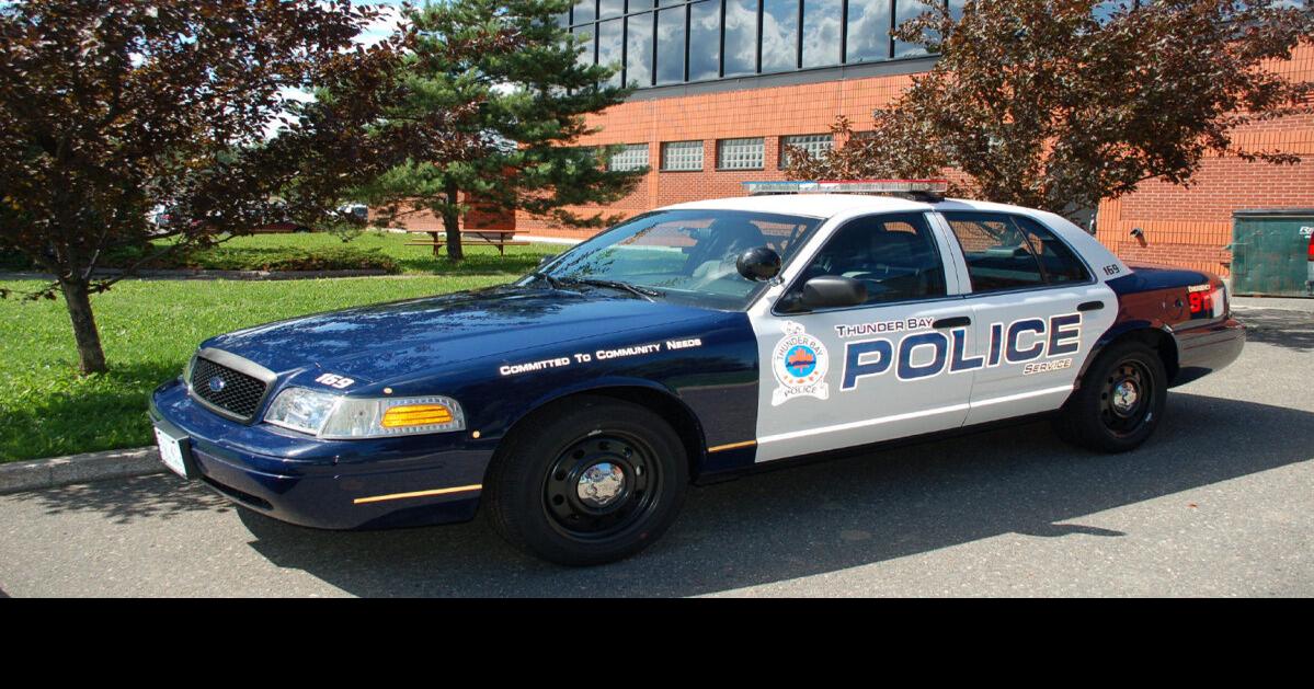 Thunder Bay police cruisers will see you coming and going