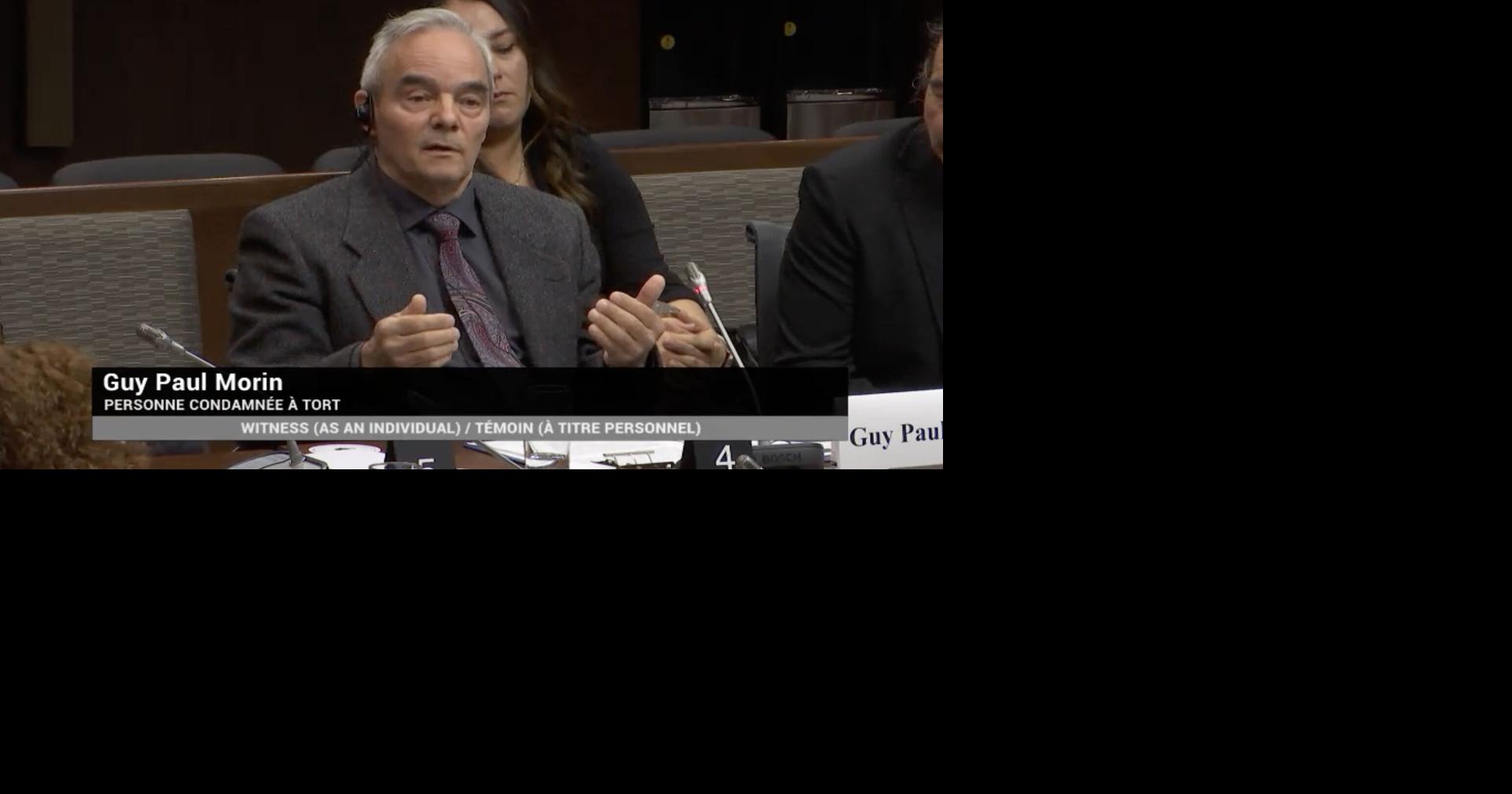 Guy Paul Morin testifies at ‘Milgaard law’ hearings