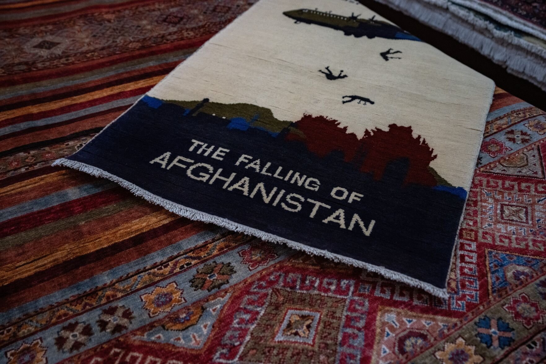 How Afghan war rugs turn conflict into art