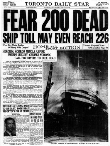 Once Upon a City: The day the S.S. Noronic turned Toronto’s waterfront ...