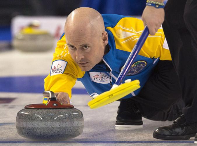 Alberta’s Kevin Koe in front at Brier