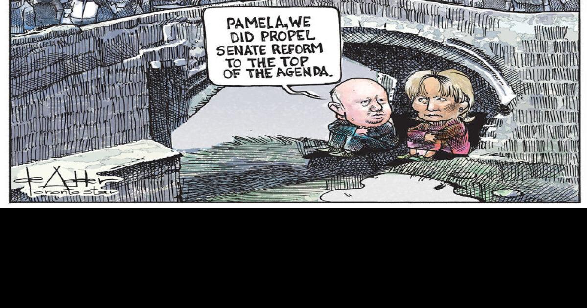 Editorial cartoon Feb 28