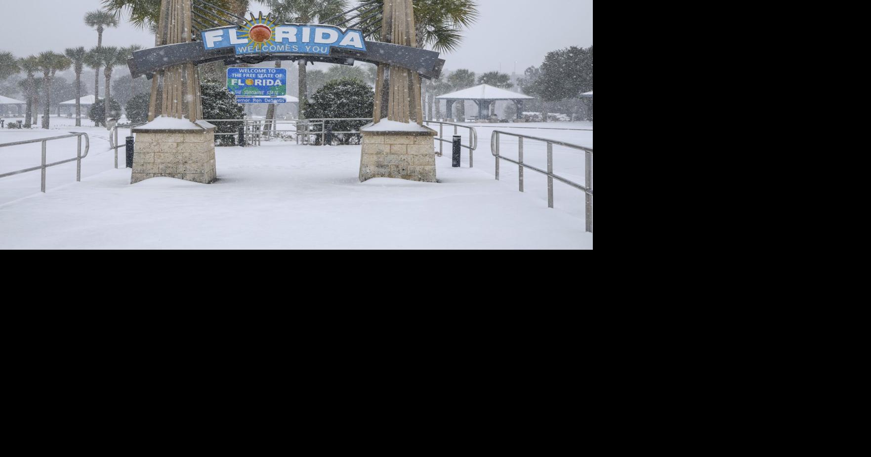 Winter storm brings rare snowfall to Florida, closes schools