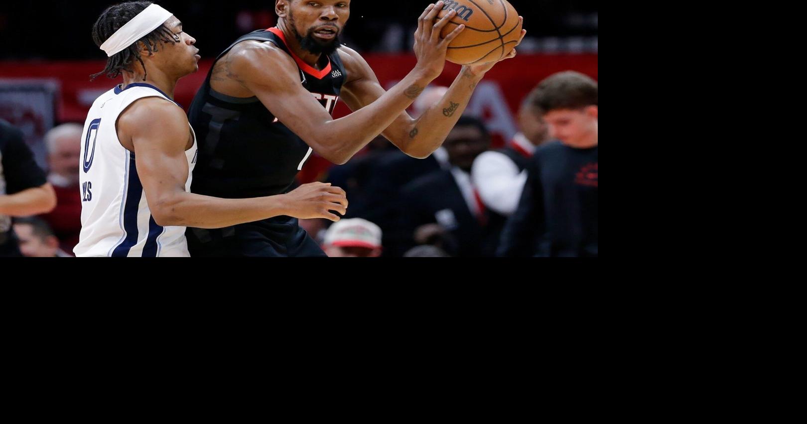 Sengun and Durant score 33 apiece as Rockets beat the Grizzlies 108-99