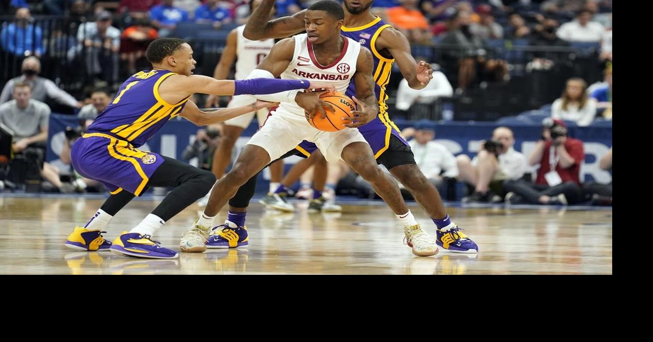 Arkansas beats LSU for 3rd time, 79-67 in SEC Tournament