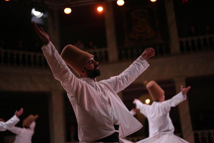 Photos show performances by Turkey's whirling dervishes
