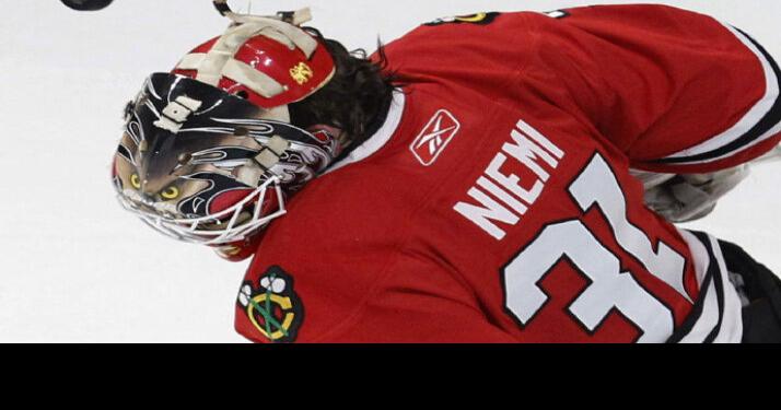 Blackhawks draw first blood in wild opener