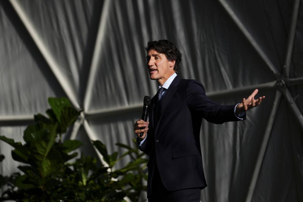 Justin Trudeau and Katy Perry attend World Economic Forum in Davos