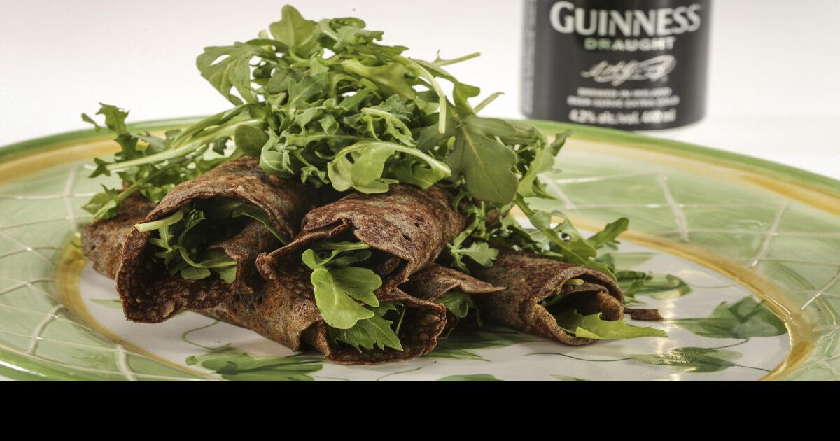 For St. Paddy’s: Buckwheat crepes made with Guinness