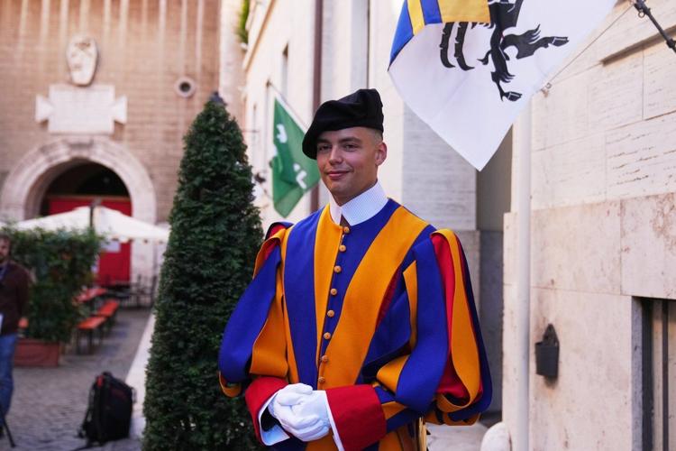 The Swiss Guards have a new uniform. Don't worry, the iconic one remains
