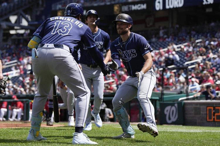 Brandon Lowe's grand slam helps Rays beat Nationals 7-4, sweep 3-game ...