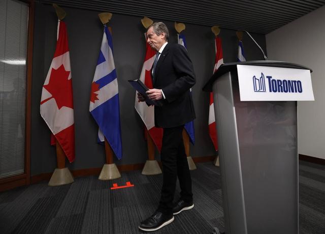 Mayor John Tory steps down, admits staffer relationship
