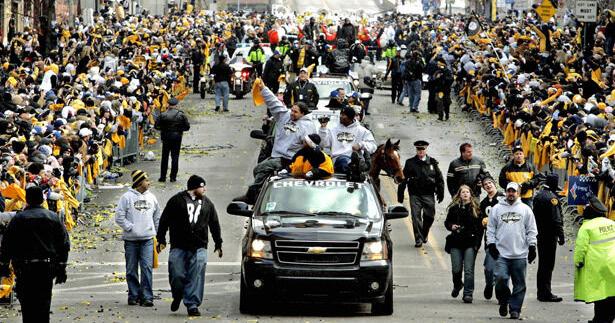 Steelers fans come out to celebrate in 'Sixburgh'