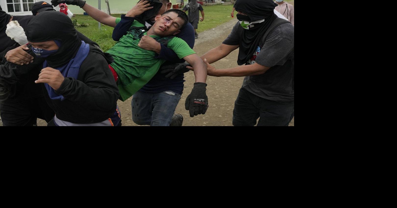 Protesters and police clash in eastern Panama