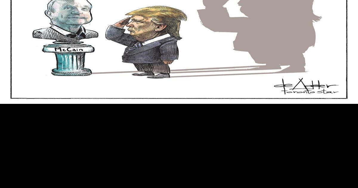 Michael de Adder: Trump and McCain