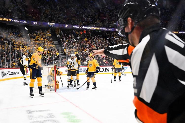 Stamkos scores in OT, the Predators rally to beat Penguins 2-1 in Global Series in Stockholm