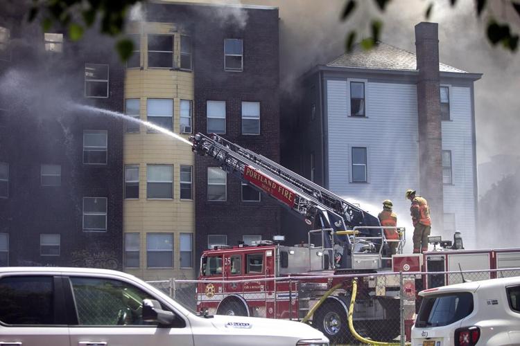 More than a dozen people rescued from apartment fire in downtown ...
