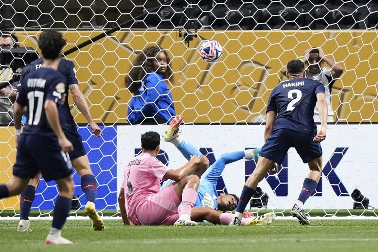 Neves scores twice and Paris Saint-Germain routs Messi's Inter Miami 4 ...
