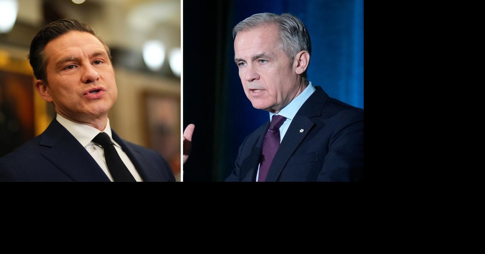 Carney and Poilievre said a lot with their interview choices