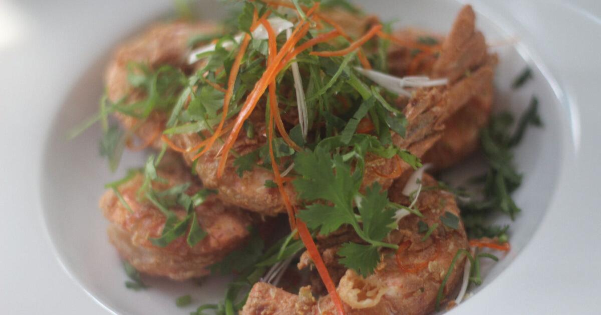 Chef Nick Liu’s Salt and pepper shrimp recipe