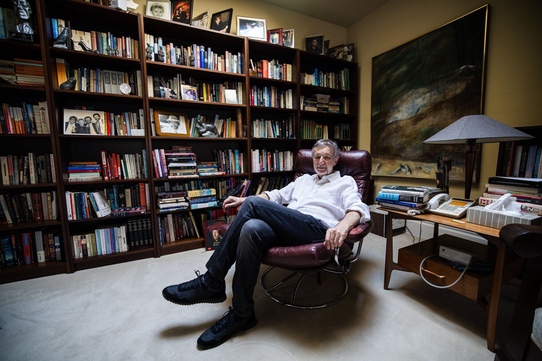 A peek at the library of fantasy author Guy Gavriel Kay
