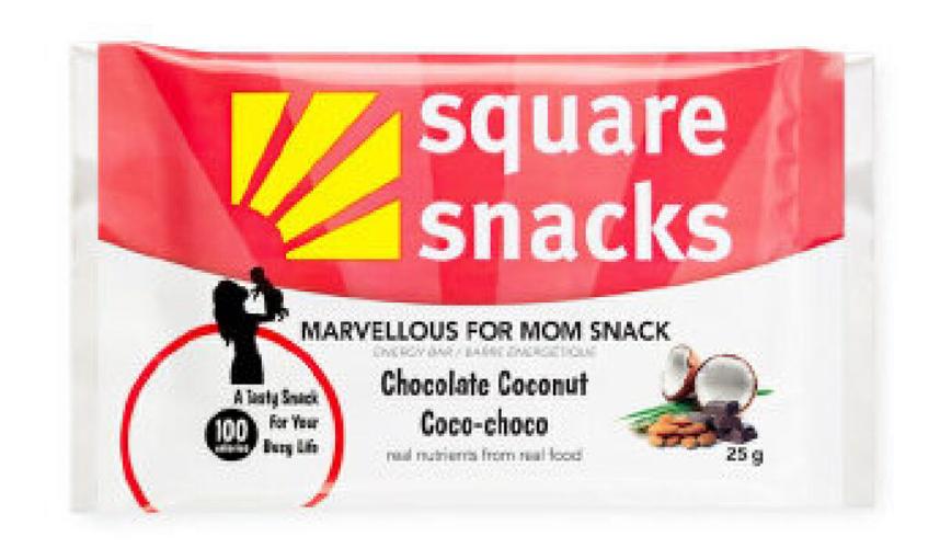 Delicious Square Snacks created by Toronto nutritionist, George Brown ...