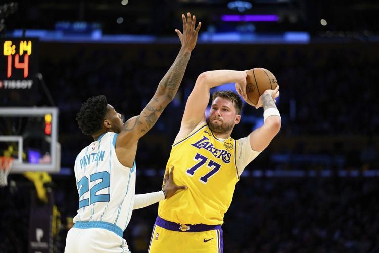 Luka Doncic's Mavericks reunion was 'so weird.' He still gets a triple-double and a W for the Lakers