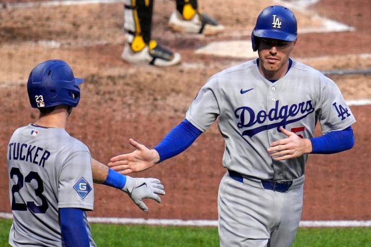 The Los Angeles Dodgers erupt after Paul Skenes exits in a 12-3 romp ...