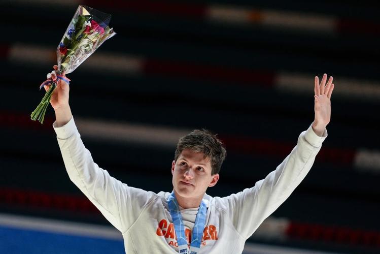 Record-breaking Matthew Fallon leads young contingent on U.S. men's ...