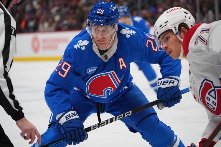 Nathan MacKinnon named NHL's first star of month as Avalanche dominate ...