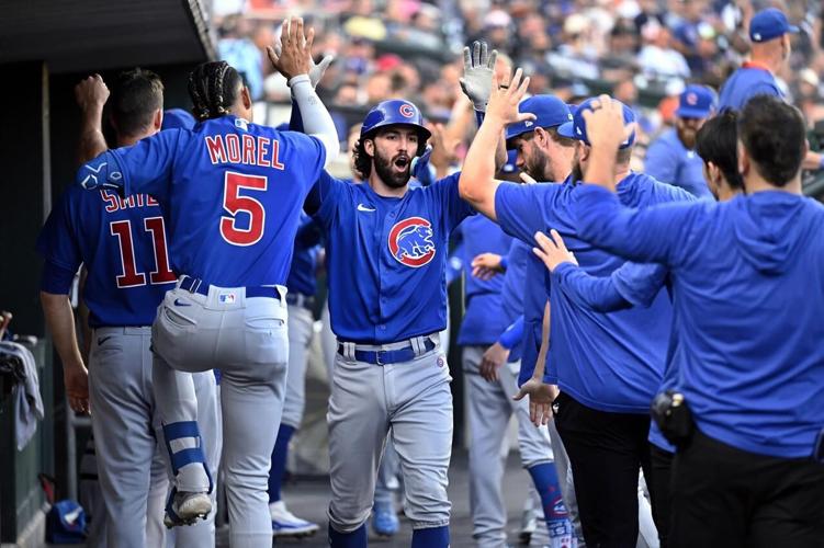 Andy Ibañez homers twice in the Tigers’ 8-6 victory over the Cubs