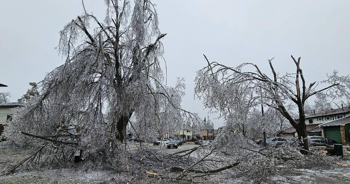 Freezing rain ends but thousands without power in Ontario