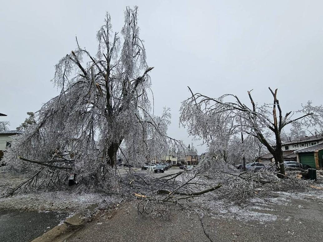 Freezing rain ends but thousands without power in Ontario