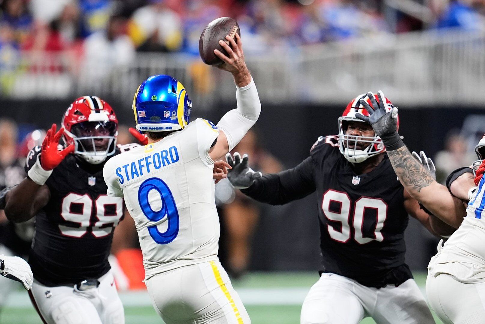 Stafford's 3 INTs hurt Rams' chances of winning a game and perhaps his ...