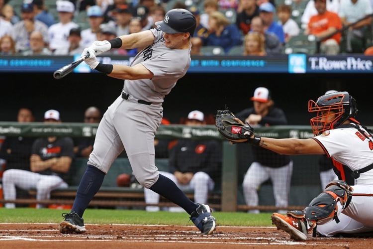 Rice's 10th-inning slam lifts Yankees over Orioles 7-1, keeping NY 2 behind Toronto in AL East