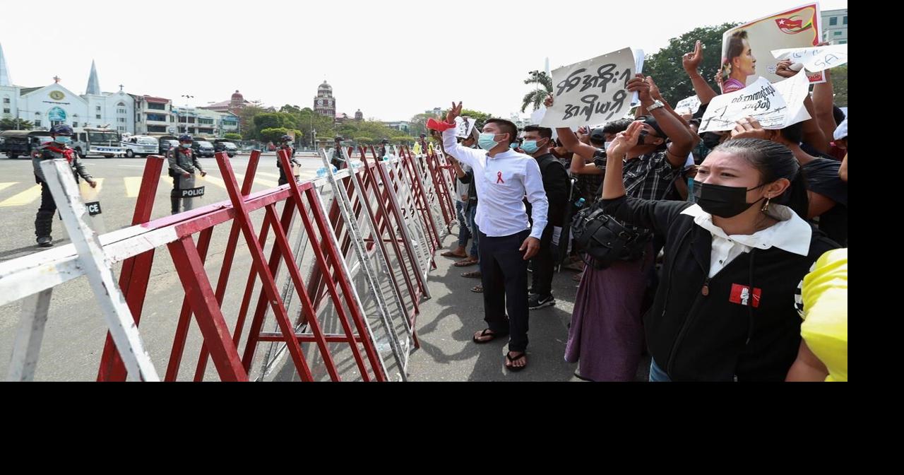 Myanmar junta imposes curfew, meeting bans as protests swell