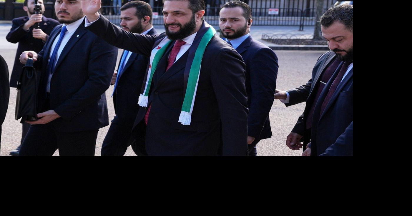 Trump hosts Syria's al-Sharaa for a first-of-its-kind meeting at the ...