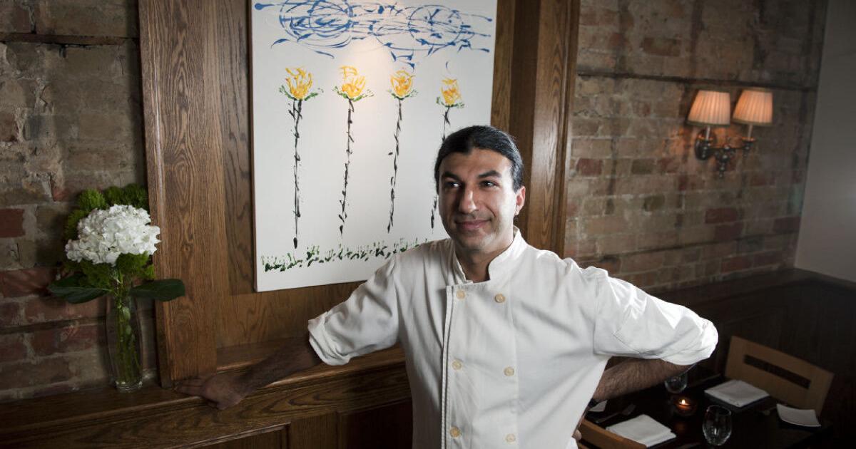 Frank Parhizgar is back in the kitchen