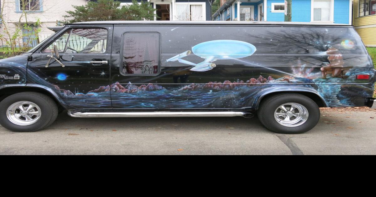 Canadian musician Danny Michel buys vintage Star Trek boogie van