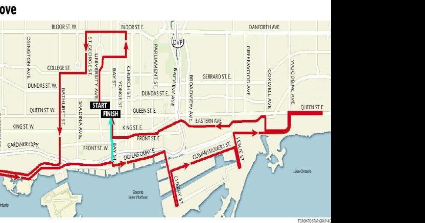 Scotiabank Toronto Waterfront Marathon gets a new path through downtown