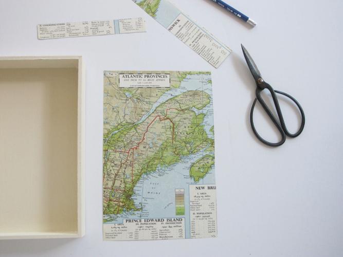 Turn old maps and shells into art in 5 easy steps