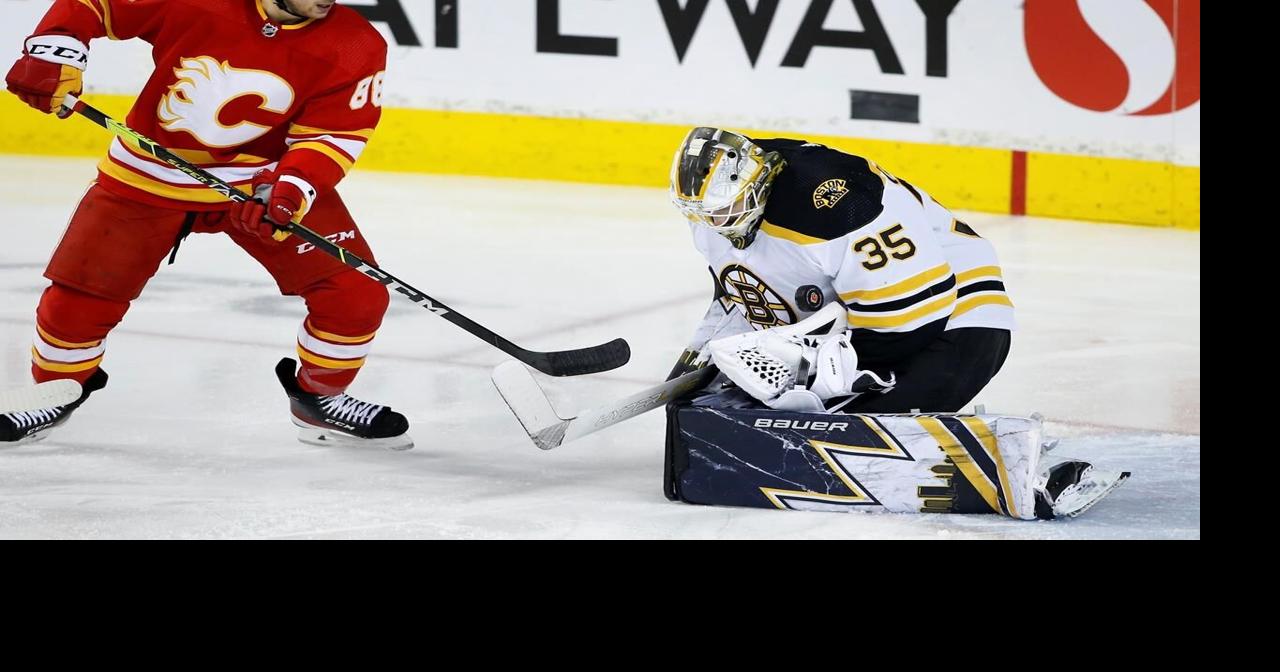 Linus Ullmark backstops Boston Bruins to 4-2 victory over Calgary Flames