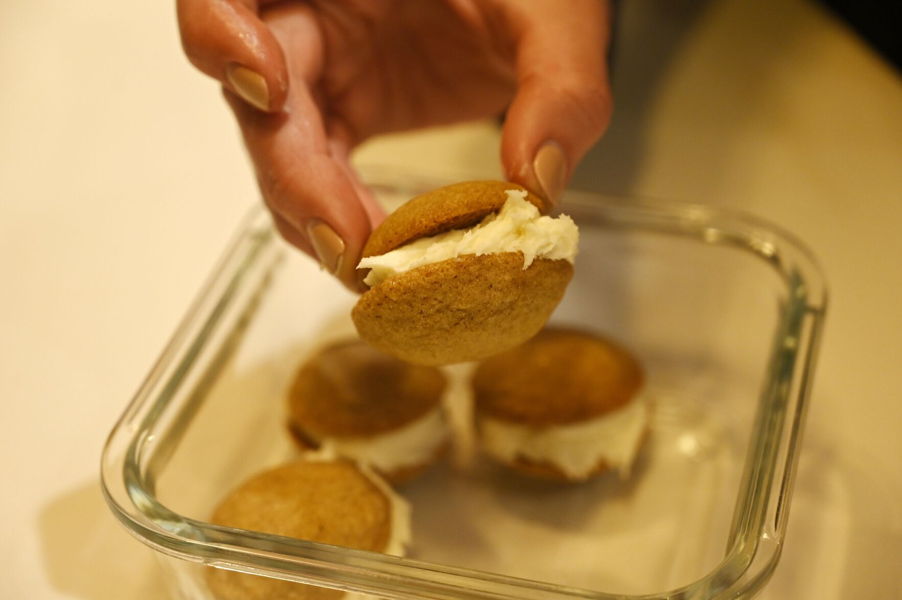Maple star anise cookie sandwiches that melt in your mouth
