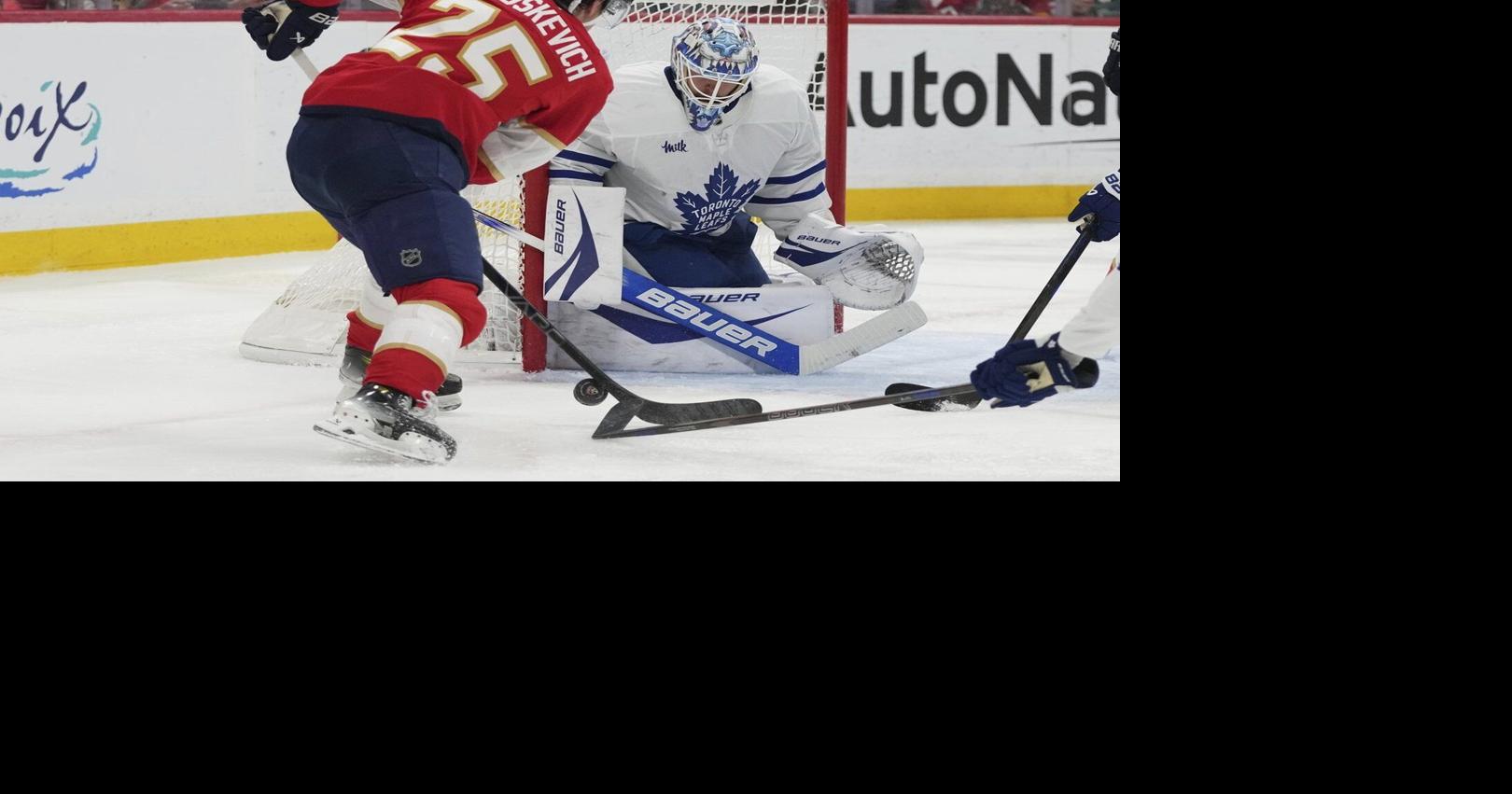 Panthers top Maple Leafs 3-1, snap 5-game slide and tighten Atlantic ...