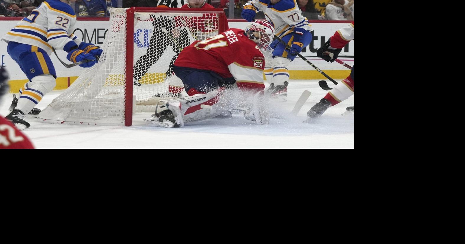 Vitek Vanecek stops 21 shots in Florida debut, Panthers blank Sabres 4 ...