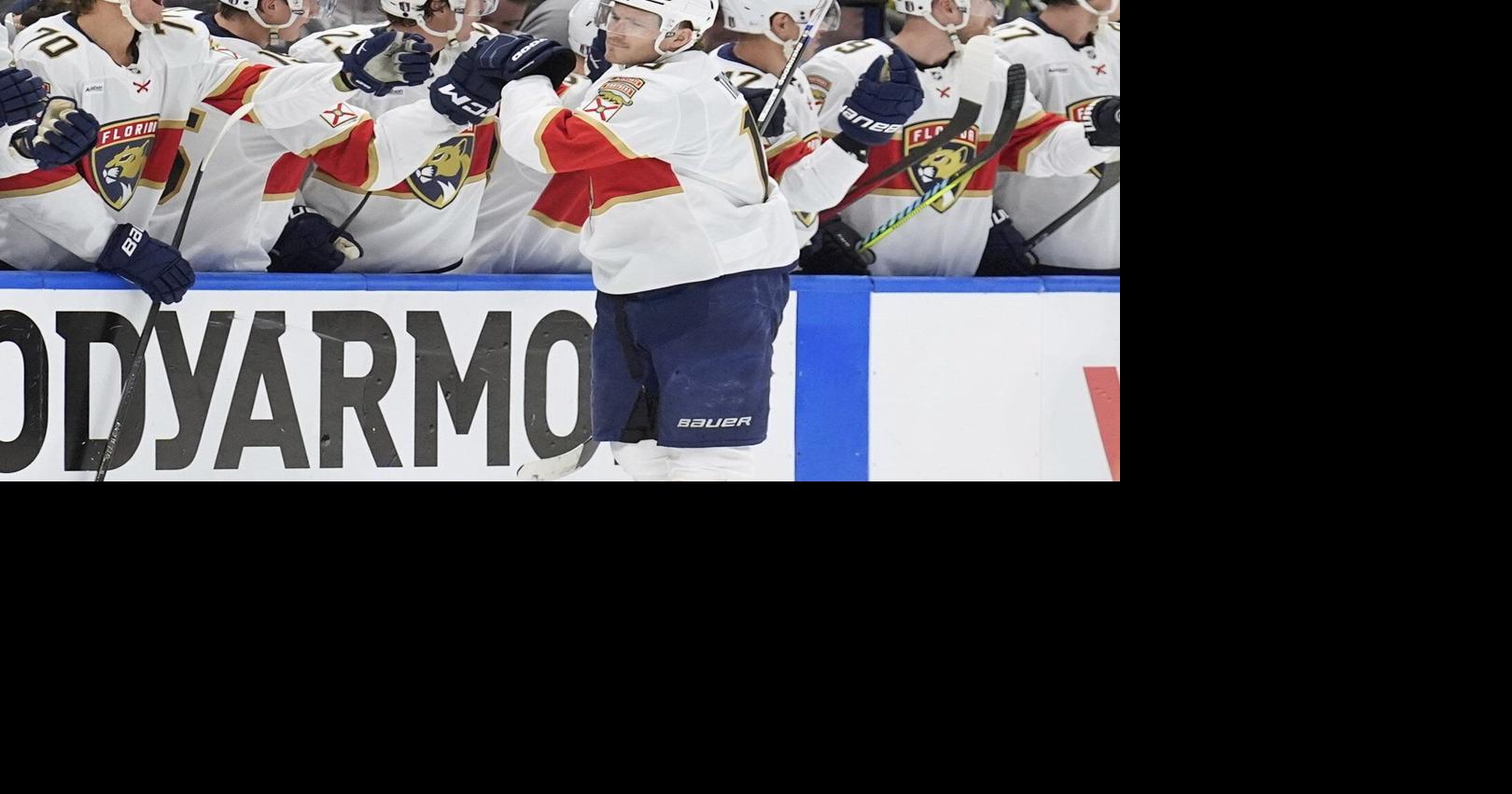 Tkachuk stars in his return by scoring twice as the Panthers top ...