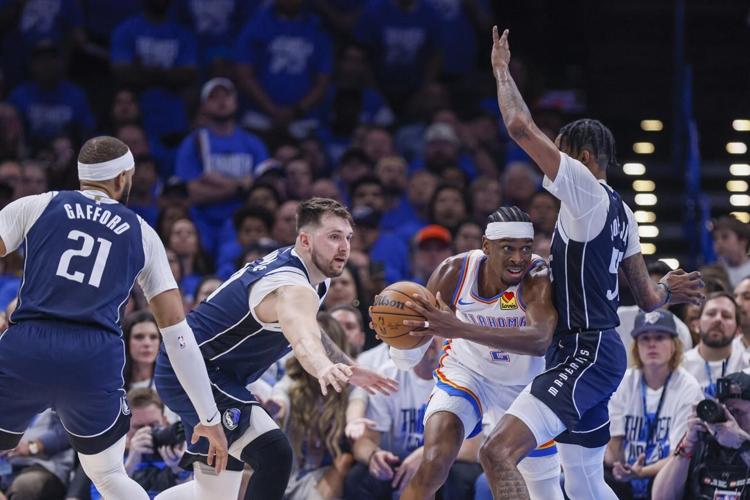 Gilgeous-Alexander has 29 points to help Thunder roll past Mavericks in Game 1 of West semifinals
