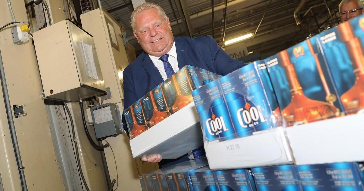 Doug Ford delivers ‘buck-a-beer,’ but corner stores will have to wait