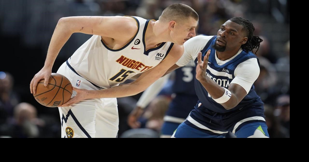 Jokic Posts Triple Double By Halftime Nuggets Rout Wolves