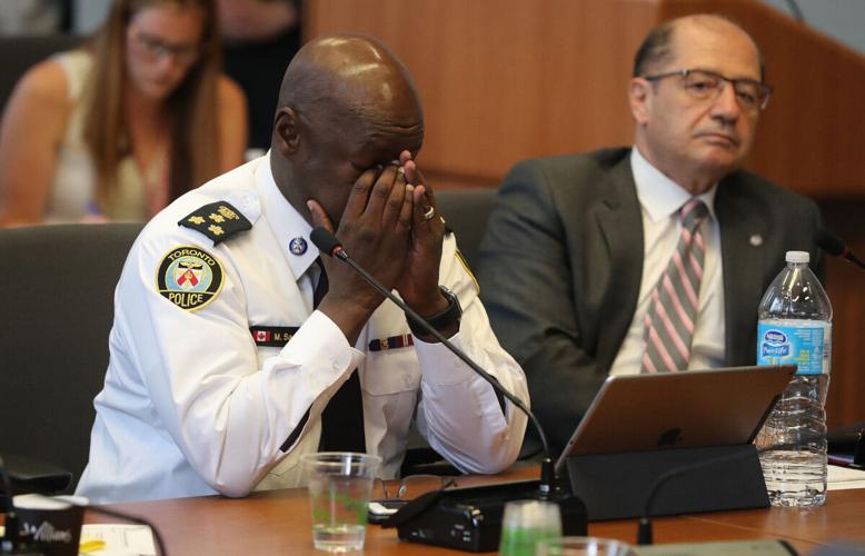 Cops in schools denounced at raucous police board meeting